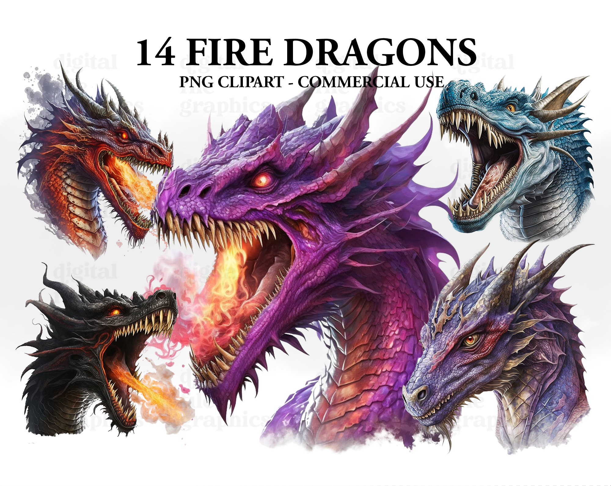 Fire Dragon Art