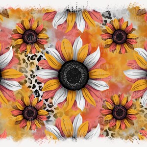 Sunflower Leopard Background, Cowhide Background Png, Sunflowers Cow ...