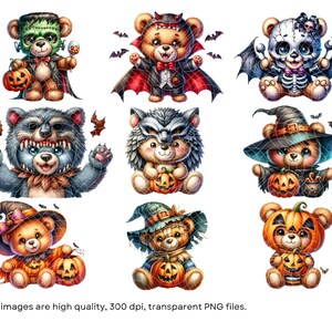 Halloween Teddybear Clipart Clipart, Cartoon Teddybear, Nursery Clipart ...