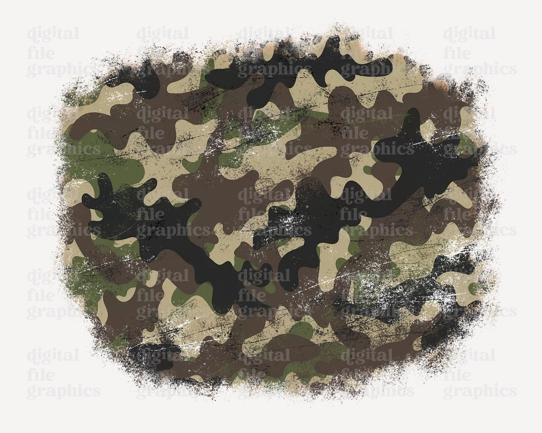 Camouflage Grunge Sublimation Png Splash Frame Patch - Etsy