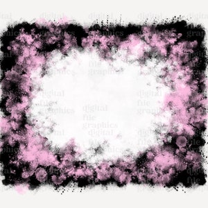 Grunge Pink Background, Black Pink Frame, Distress, Backsplash, Bleach ...