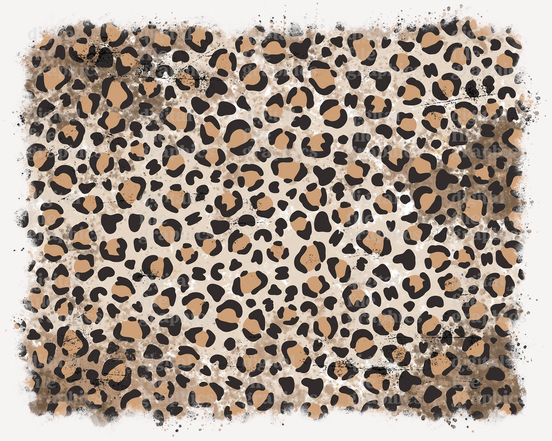 Leopard Sublimation Background PNG, Leopard Background, Leopard Pattern ...