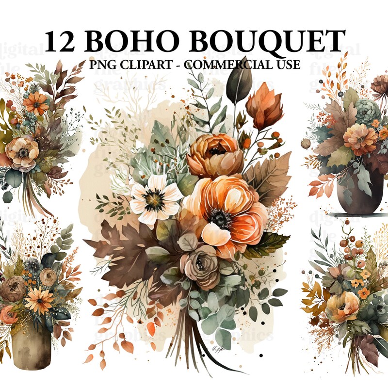 Boho Flower - Etsy