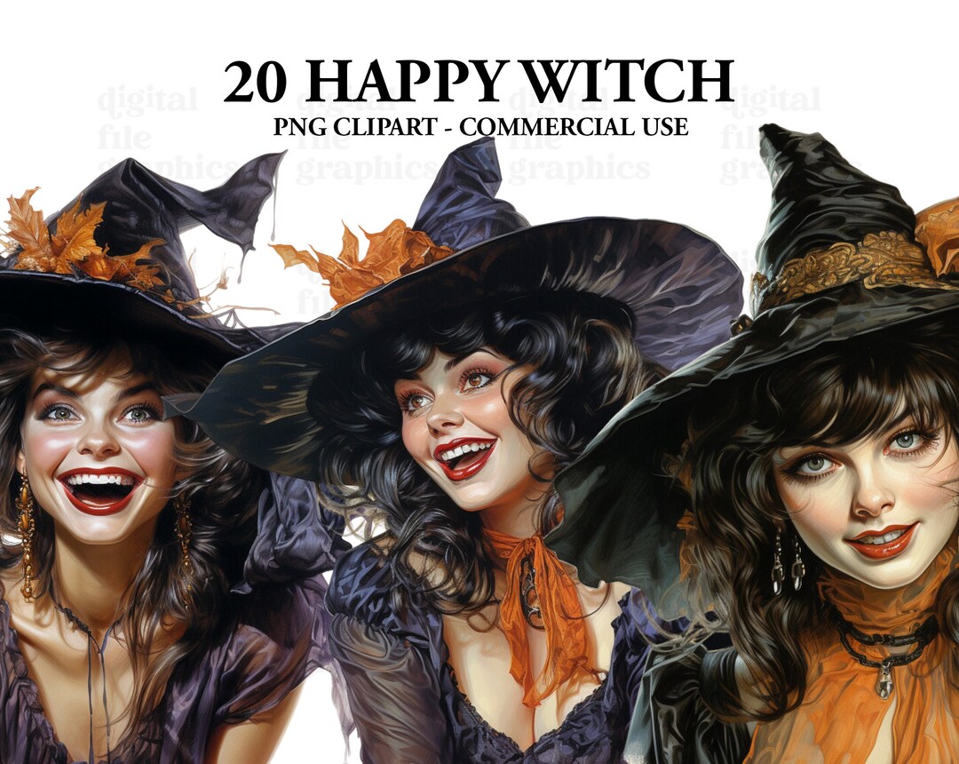 Halloween Happy Witch Clipart Clipart, Witch Magic Witch Clipart PNG ...