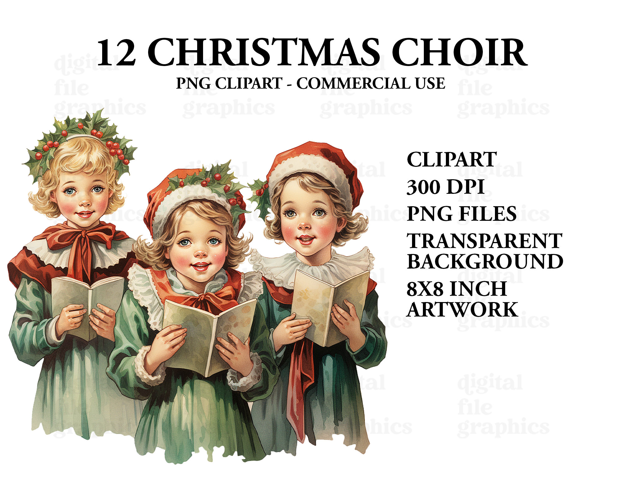 Christmas Choir Clipart