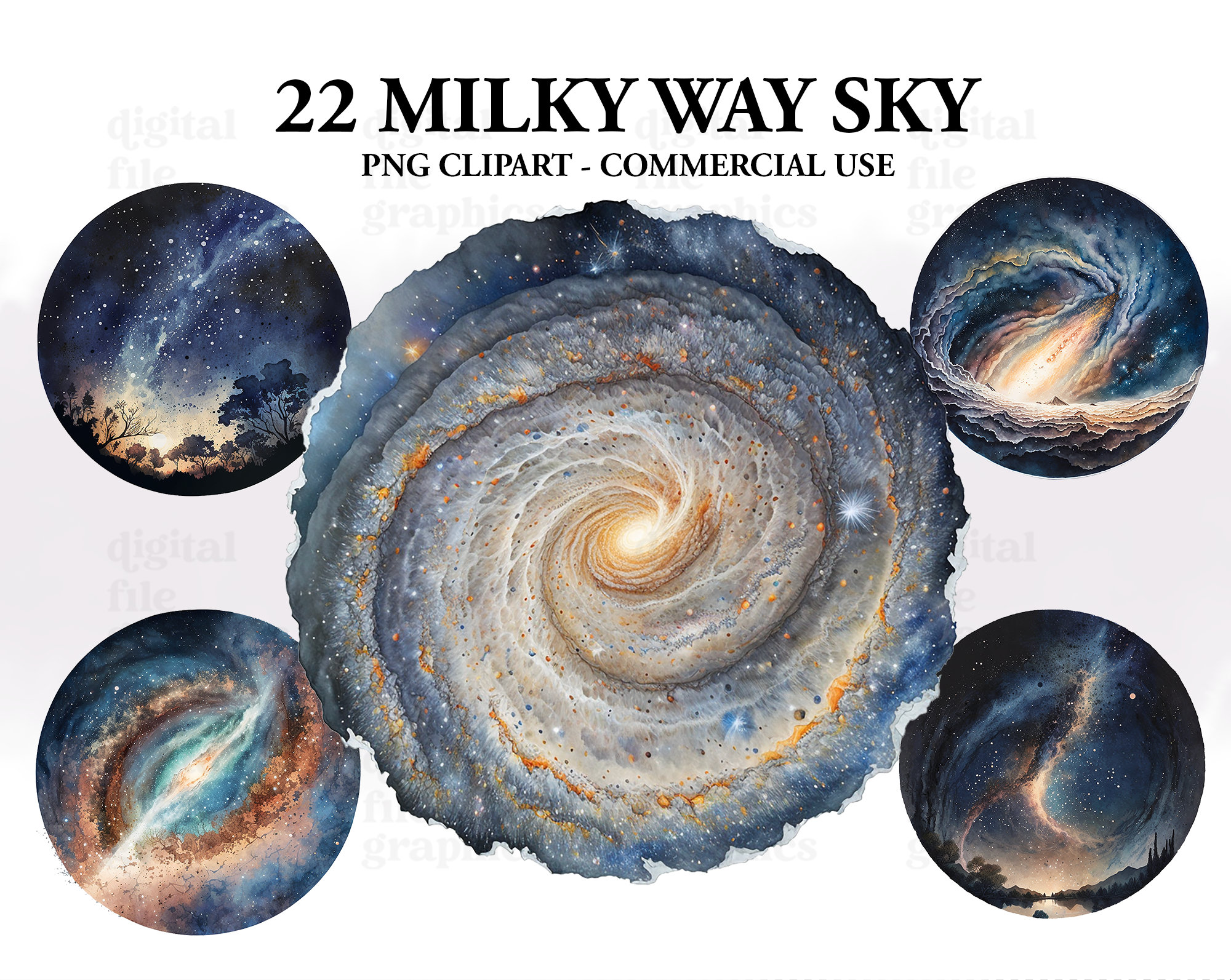 Milky Way Galaxy Clipart