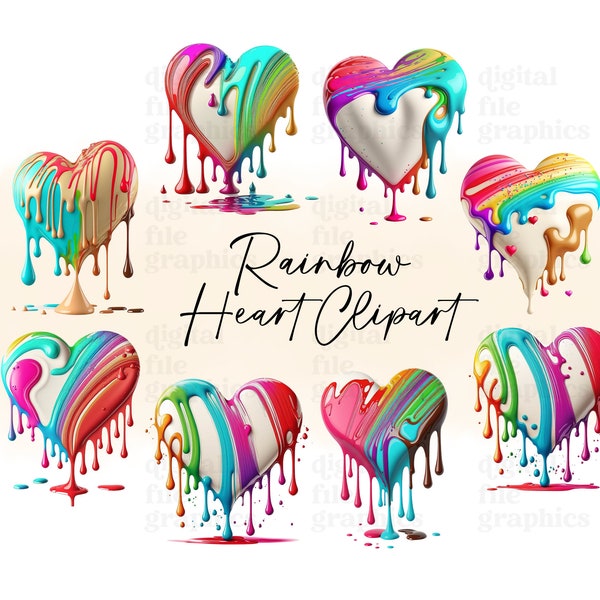 Hearts Clipart - Etsy