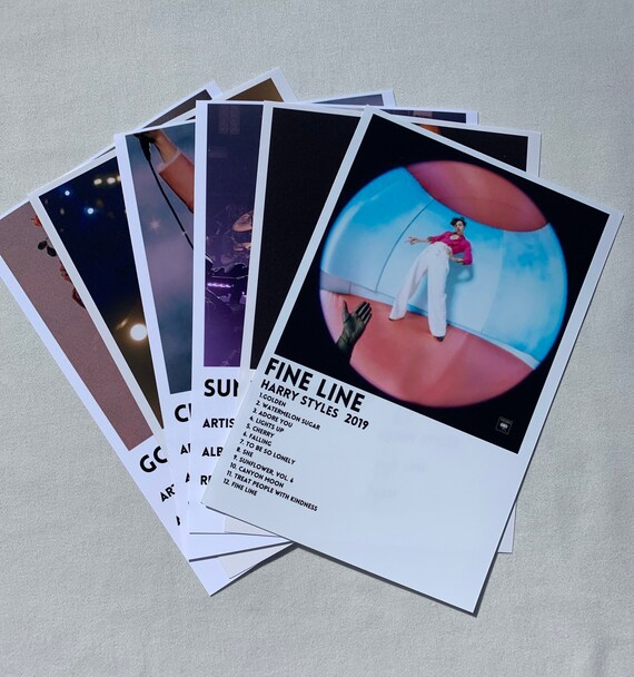 Harry Styles Fine Line Cards | Etsy