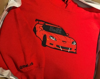 Custom Embroidered Hoodie - Etsy