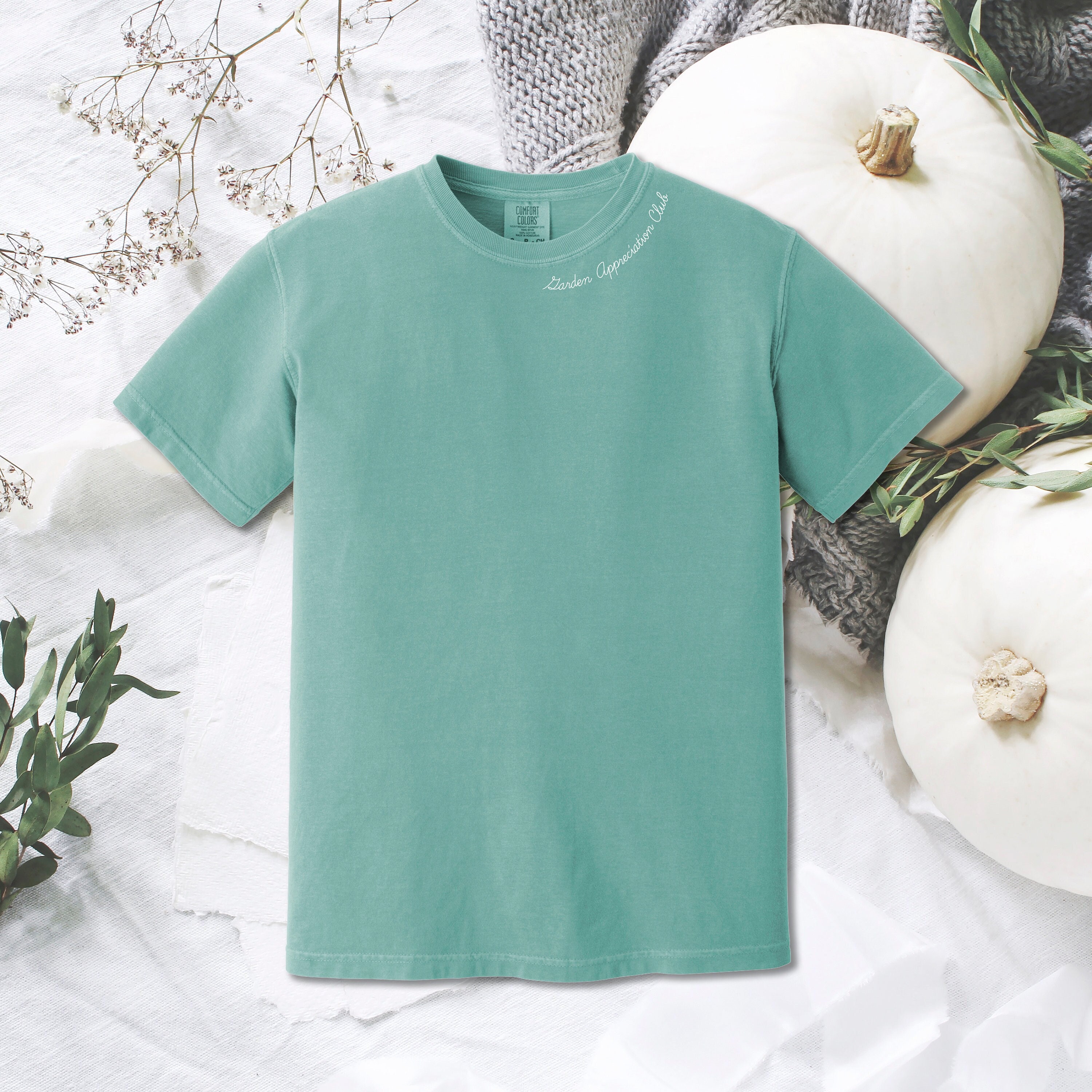 Collar Embroidered Shirt, Name on Collar, Cute Thin Script Collar Embroidered Shirt, Name on Collar, Cute Thin Script