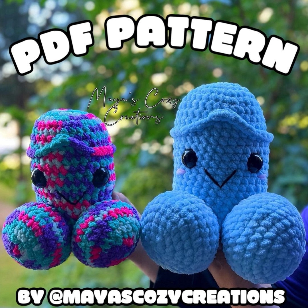 Chubby Willy PDF Crochet Pattern - Etsy