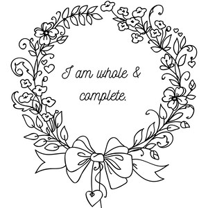 20 Coloring Wreaths | Affirmation Coloring Wreaths | Coloring ...
