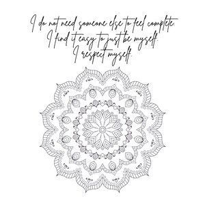 I AM AFFIRMATIONS | 32 Mandalas Coloring Pages | Powerful | Confidence ...
