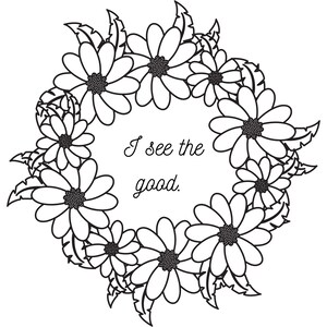 20 Coloring Wreaths | Affirmation Coloring Wreaths | Coloring ...