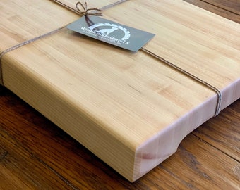 Handmade Edge Grain Cutting Board Maple, Cherry & Walnut - Etsy