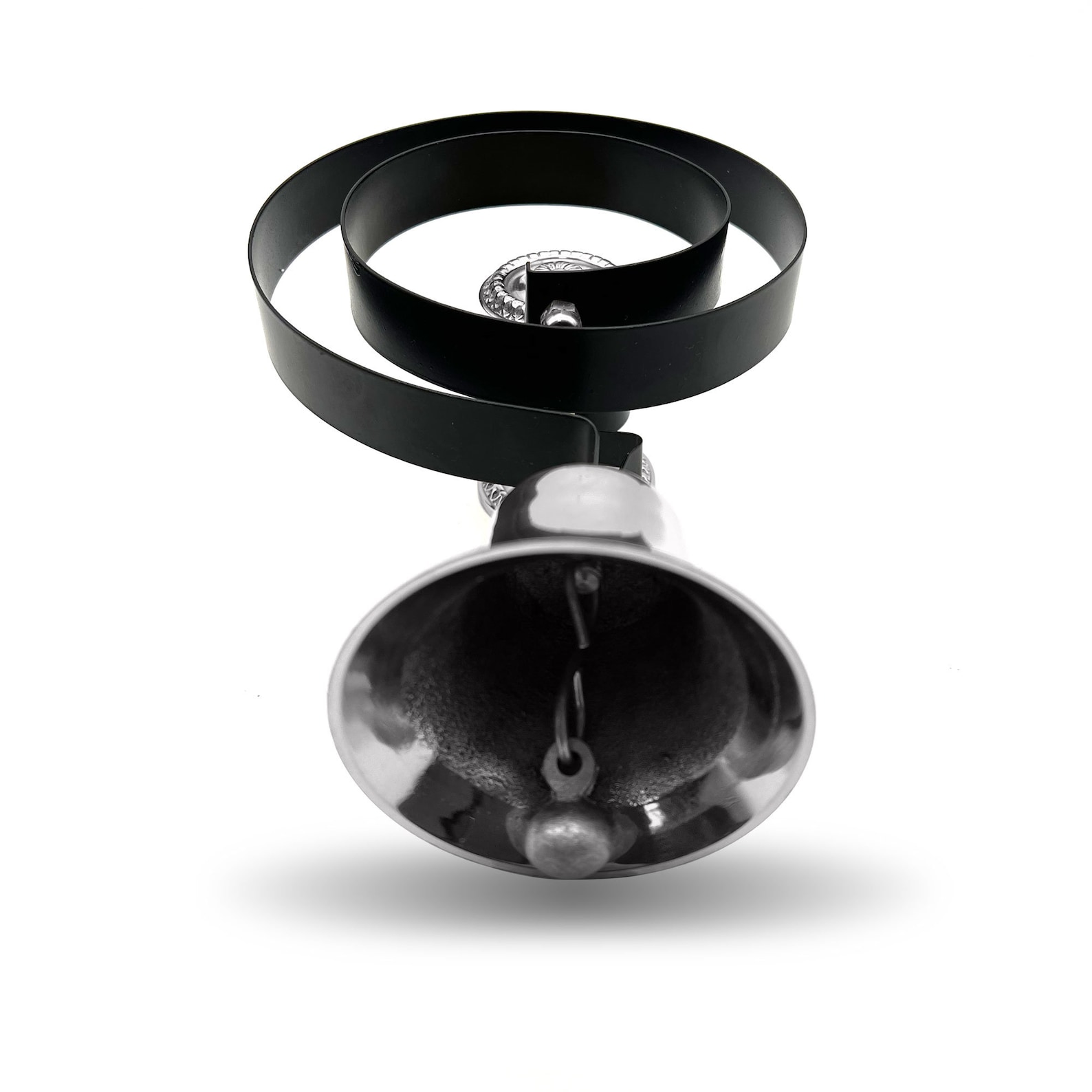 Butlers Bell Kit With Black Iron Pull - Chrome - Etsy