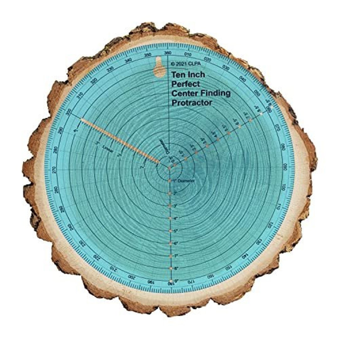 Imperial and Metric Center Finder & Protractor for Woodworking - Etsy