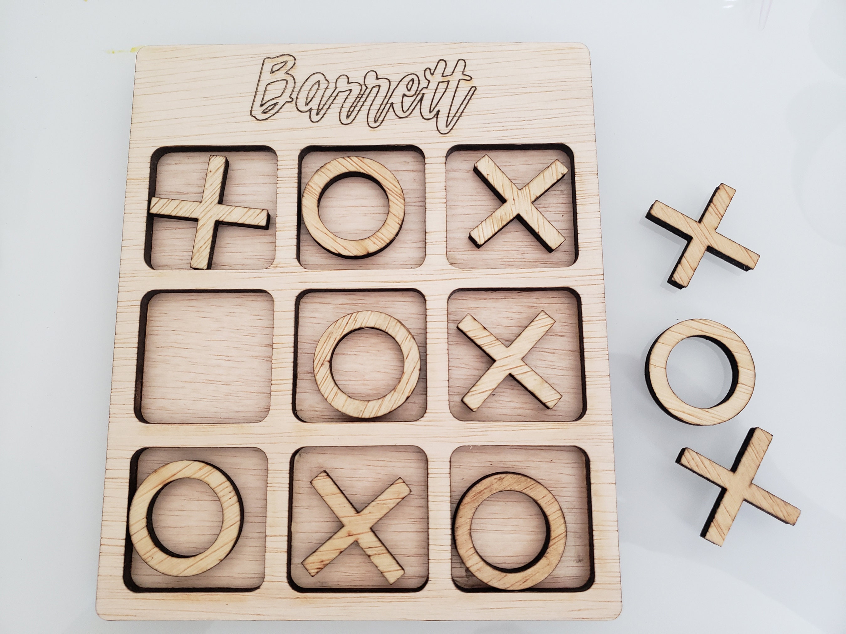 Personalized Tic Tac Toe Game - Etsy