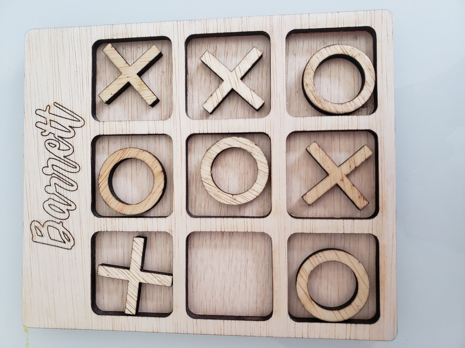 Personalized Tic Tac Toe Game - Etsy