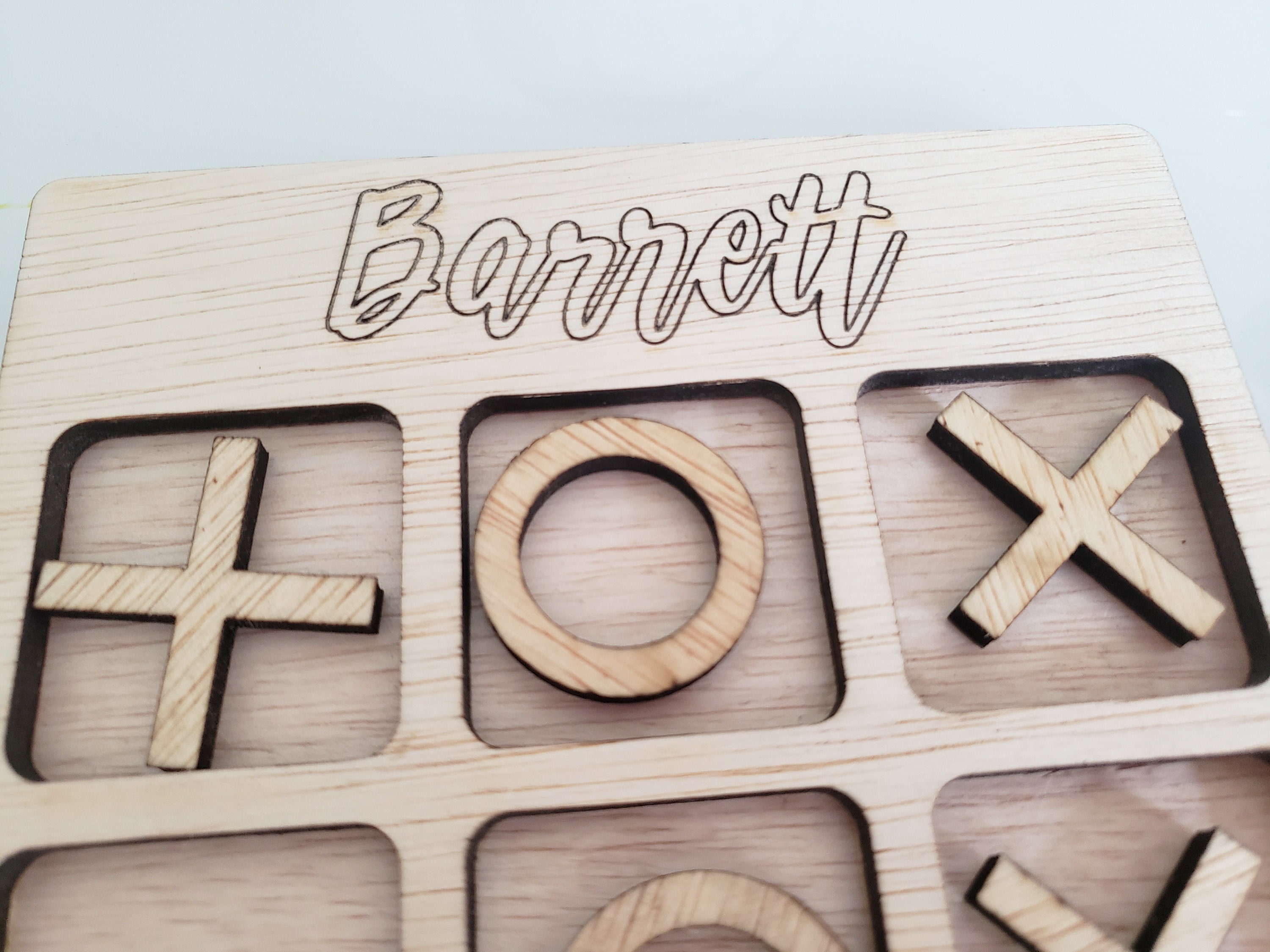 Personalized Tic Tac Toe Game - Etsy