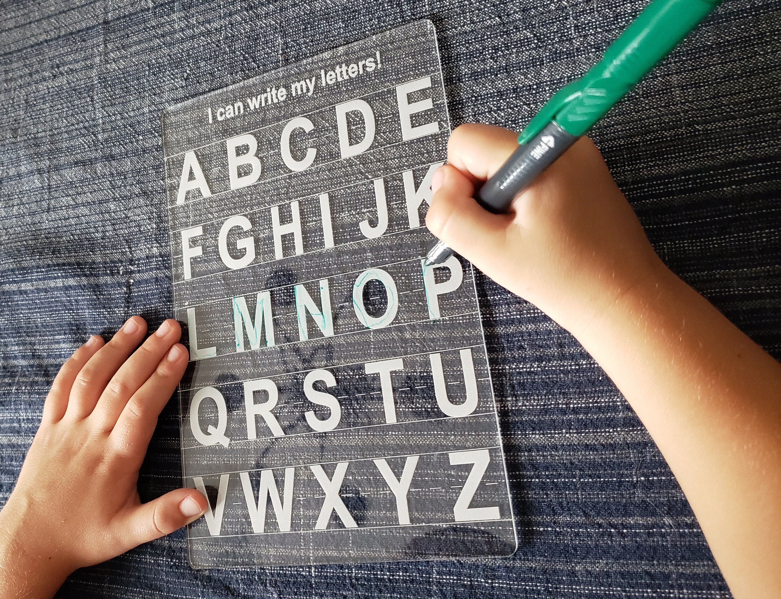 Alphabet and Number Practice Boards - Etsy