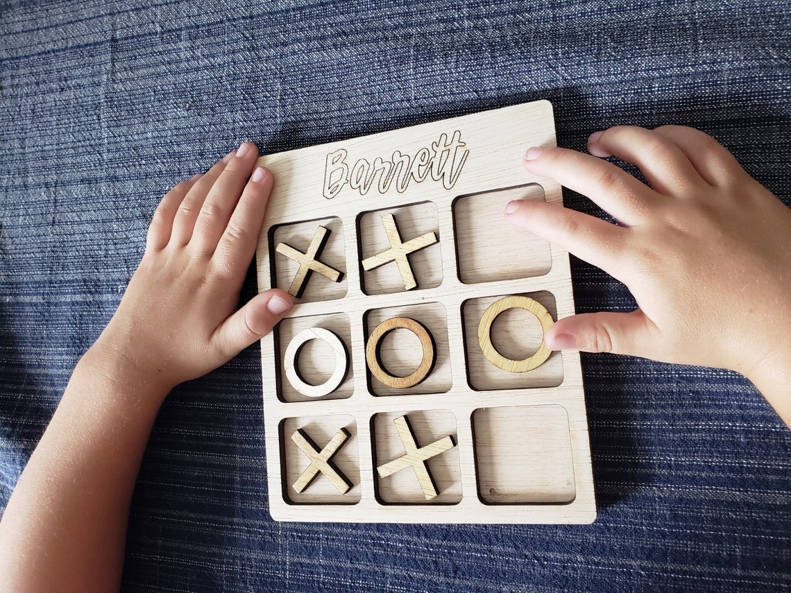 Personalized Tic Tac Toe Game - Etsy
