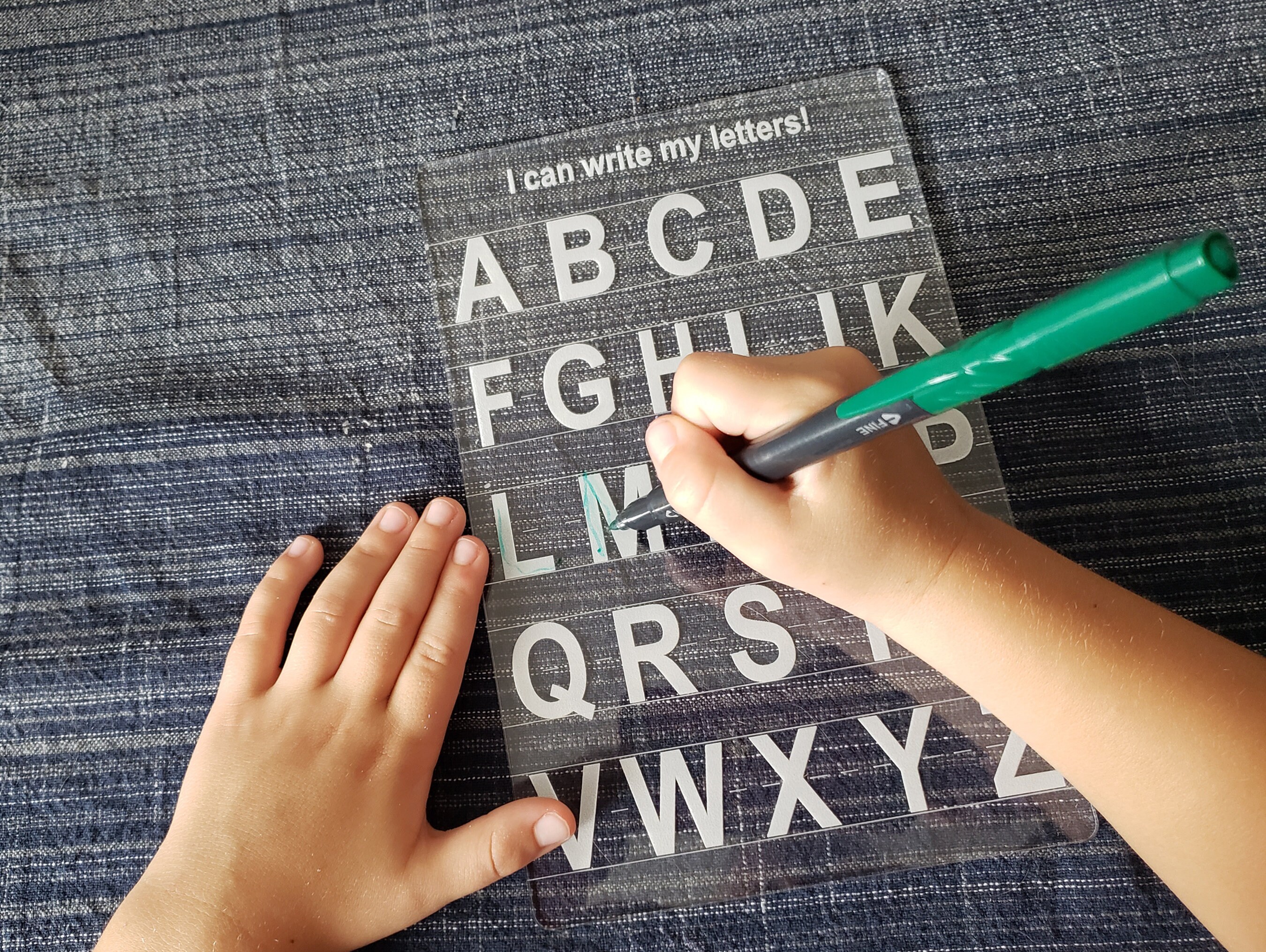 Alphabet and Number Practice Boards - Etsy