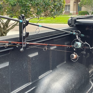 Fishing Rod Holder for Toyota Tacoma Bed Rail - Above the Bed Version ...