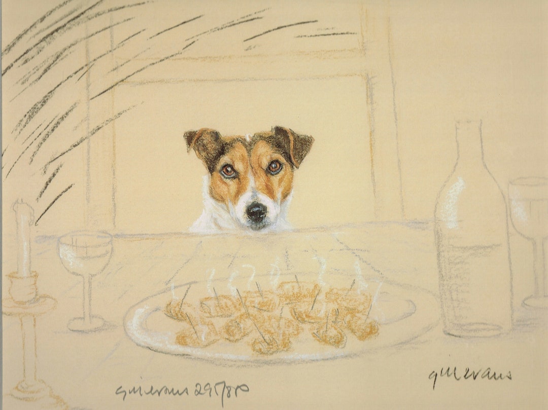 Jack Russell Terrier Limited Edition Art Print by Gill Evans GE154 - Etsy