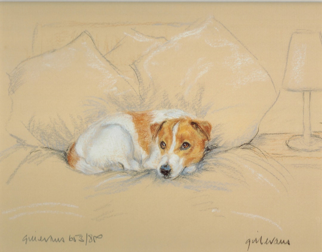 Jack Russel Terrier Limitierter Druck: Gill Evans Art GE159 - Etsy ...