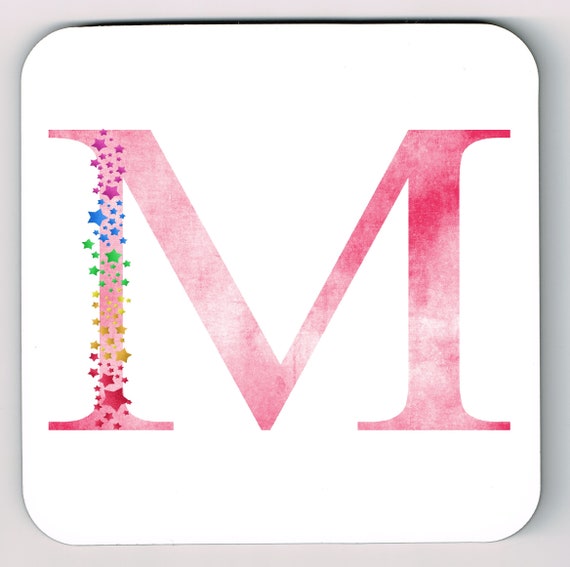 The Letter M In Rainbow