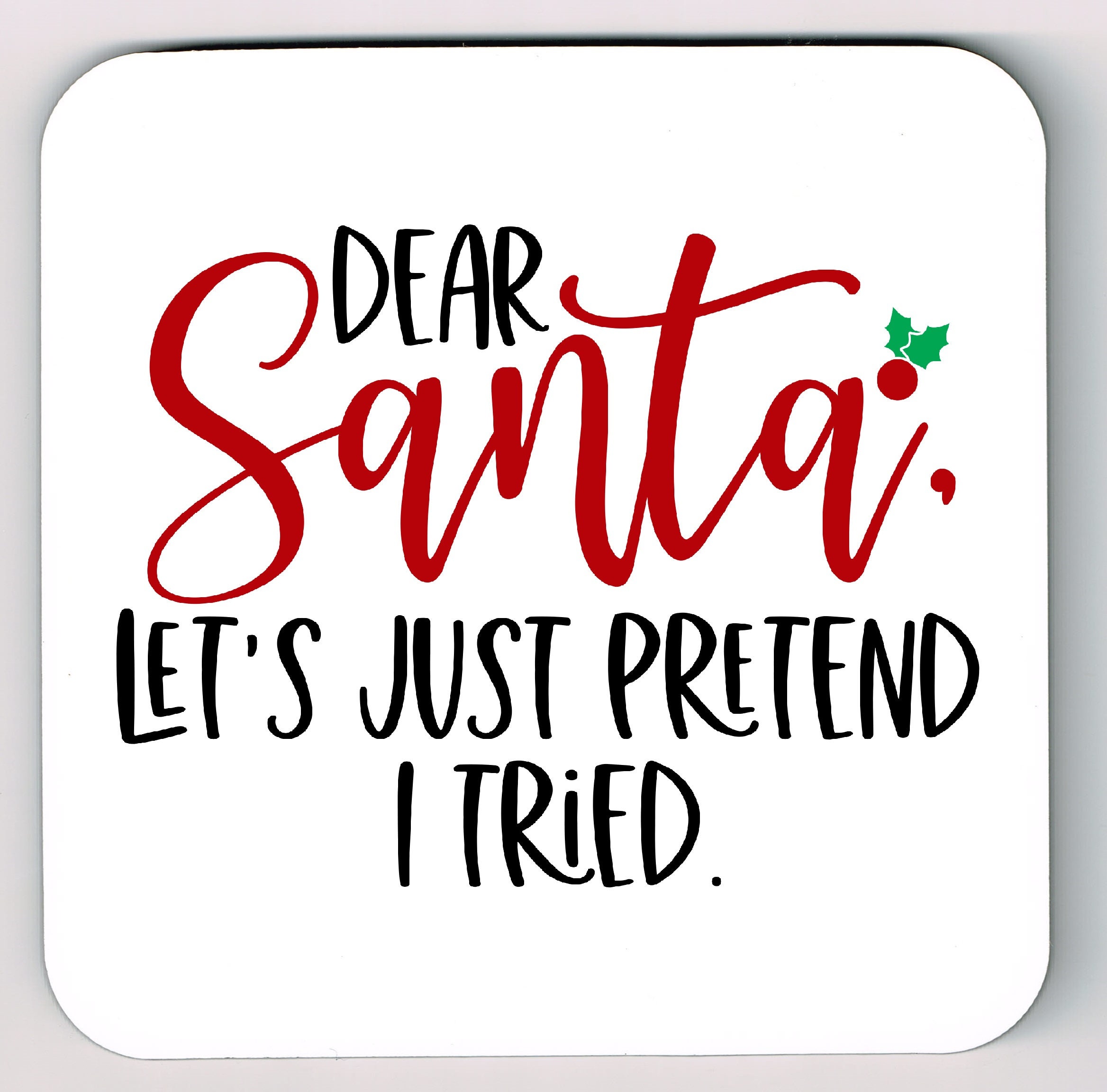 Funny Christmas Quotes Coasters: Hardboard Xmas Holiday Coasters - Etsy