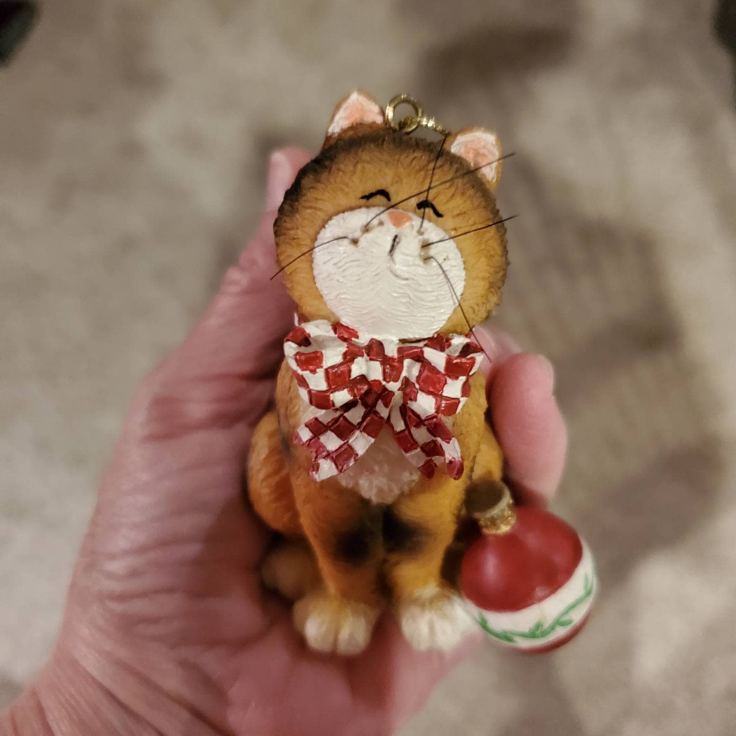 Rare Vintage Raz Deb Strain Cat Christmas Ornament - Etsy
