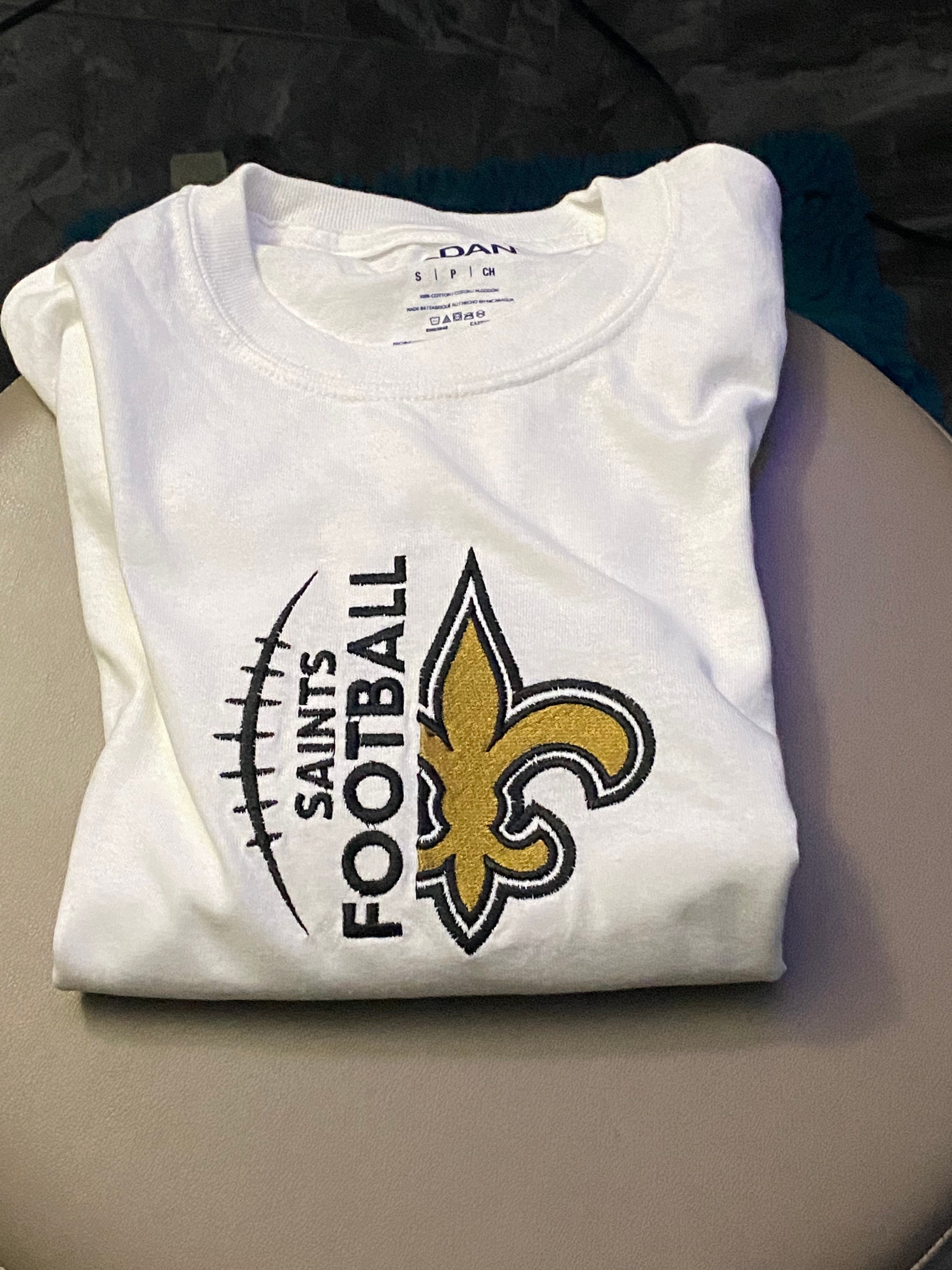 Embroidery Saints Football Shirt - Etsy