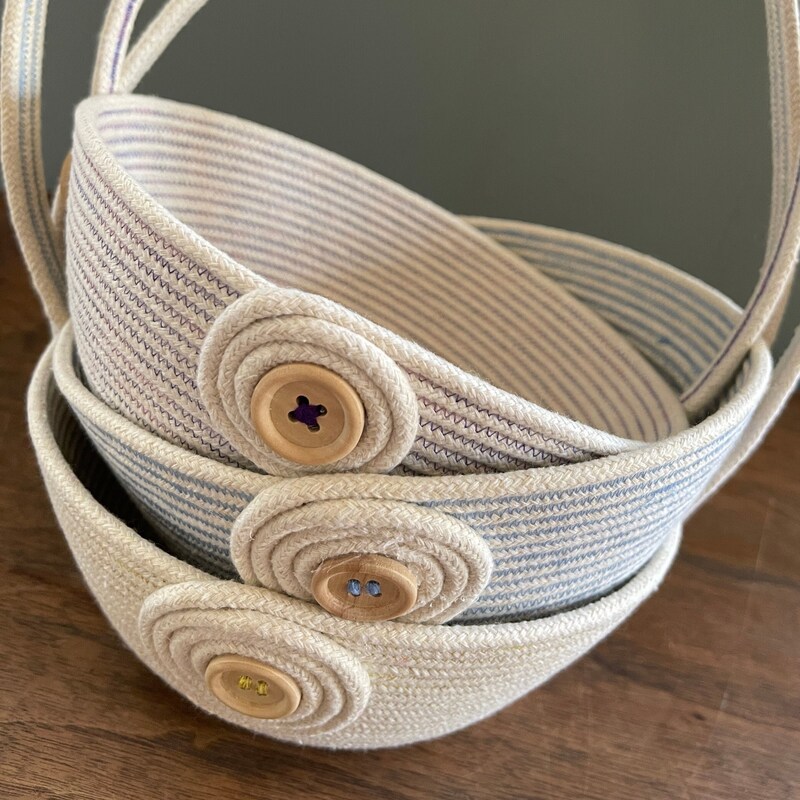 Cotton Cord Basket - Etsy