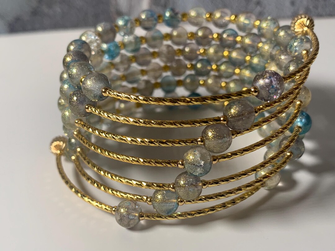 Brave Infinite Beaded Bangle (tiff) - Etsy