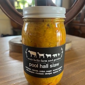 POOL HALL SLAW, 16 Oz of Condiment Perfection. Delicious With ...