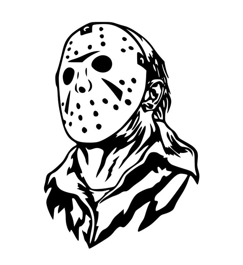 Jason Voorhees Halloween SVG for Craft Machines Cricut Cameo Silhouette ...