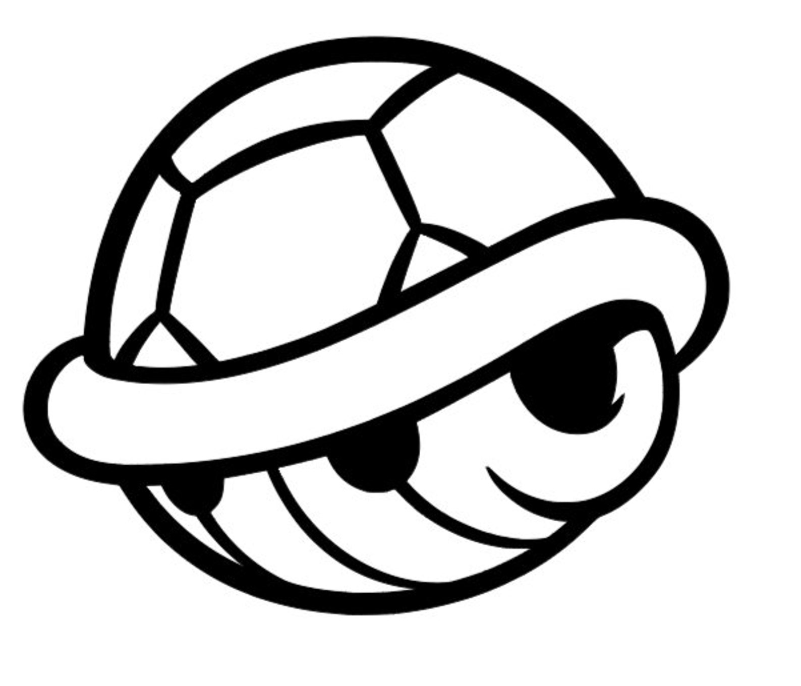 Koopa Shell Mario SVG for Craft Machines Cricut Cameo Silhouette - Etsy