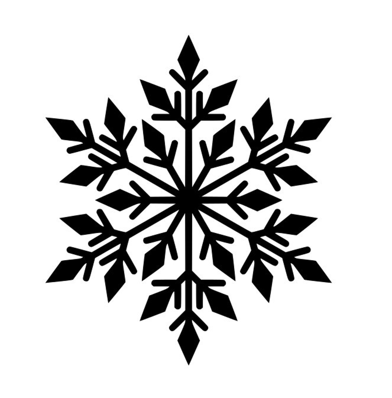 Snowflake 1 SVG for Craft Machines Cricut Cameo Silhouette - Etsy