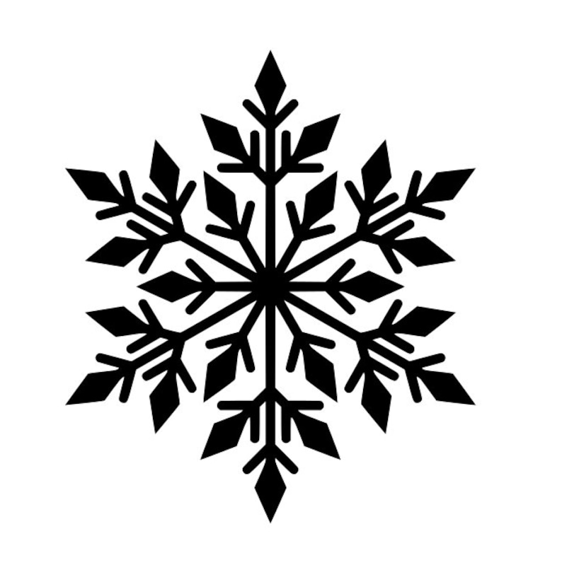 Snowflake 1 SVG for Craft Machines Cricut Cameo Silhouette - Etsy