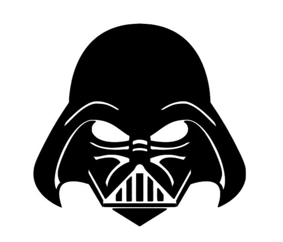 Darth Vader SVG for Craft Machines Cricut Cameo Silhouette - Etsy