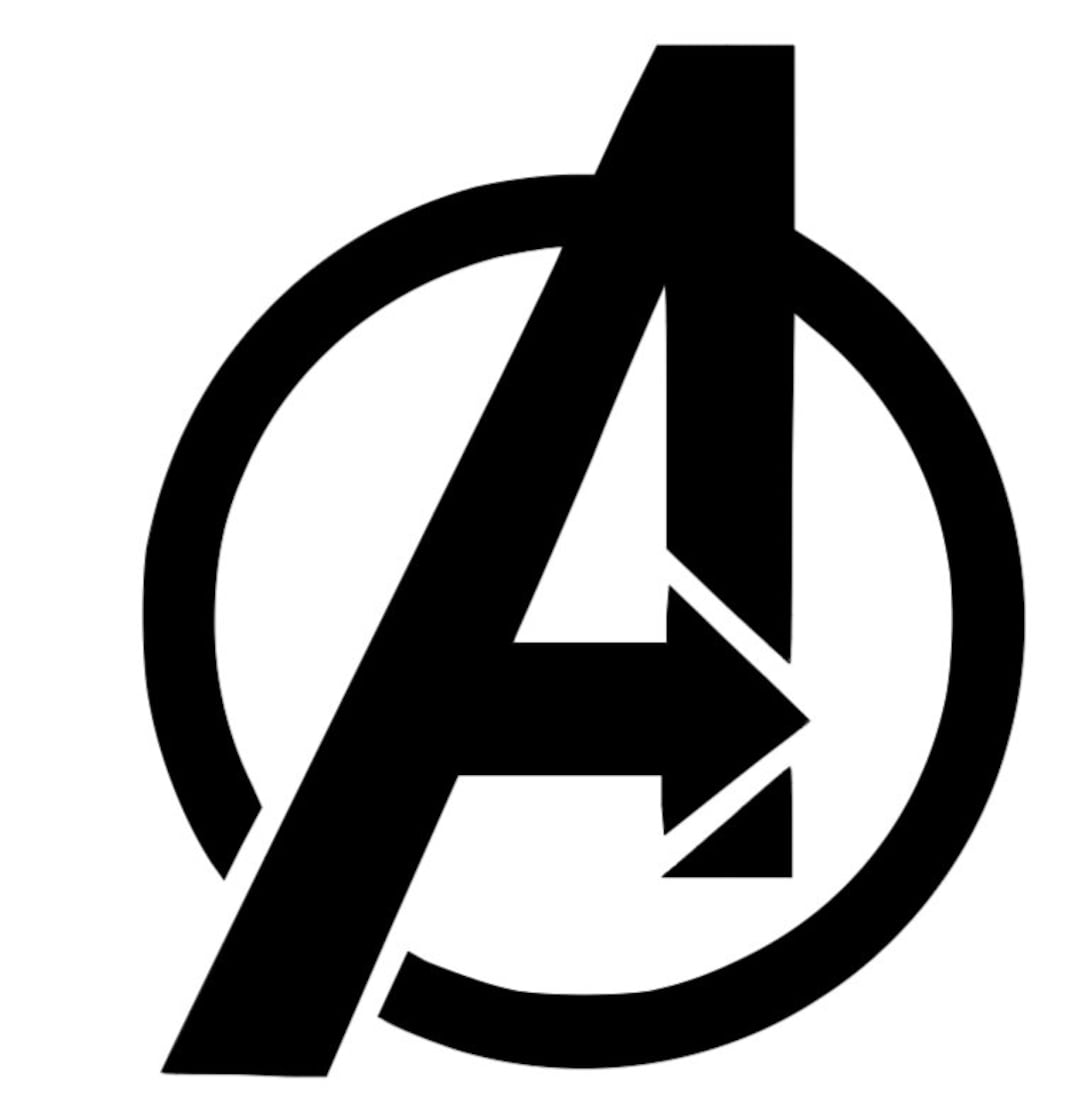 Avengers Logo SVG for Craft Machines Cricut Cameo Silhouette - Etsy