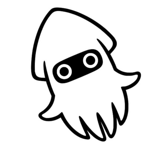 Blooper Mario Squid SVG for Craft Machines Cricut Cameo | Etsy