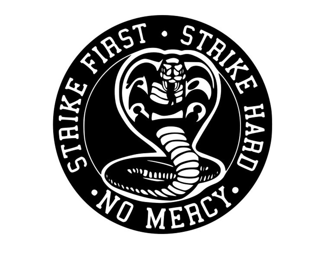 Cobra Kai Patch Emblem Karate Kid SVG for Craft Machines Cricut Cameo ...