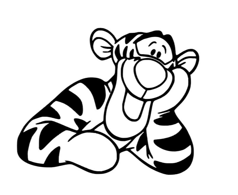 Tigger Disney SVG for Craft Machines Cricut Cameo Silhouette - Etsy Israel