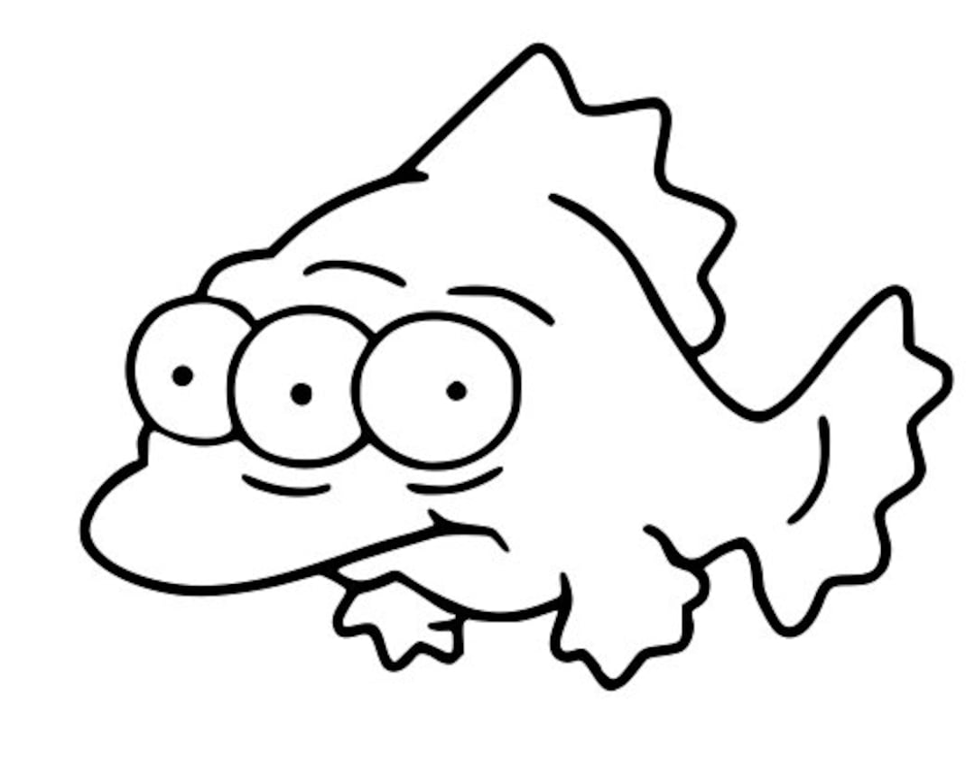 Blinky the Simpsons SVG for Craft Machines Cricut Cameo Silhouette T ...