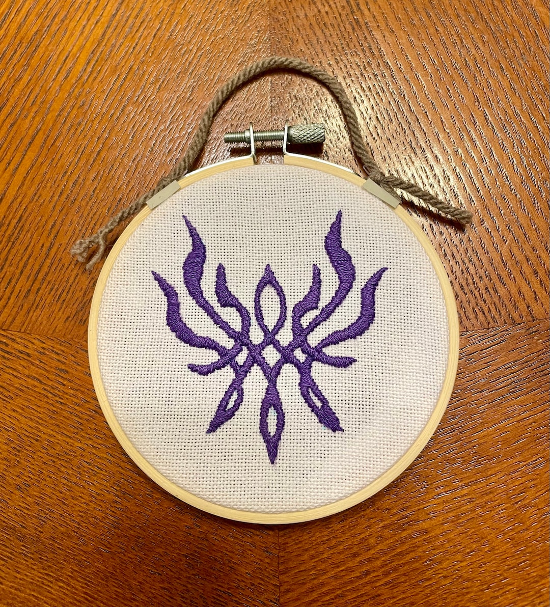 Crest of Flames Embroidery - Fire Emblem: Three Houses 4-inch Hand ...