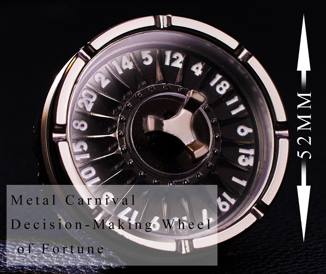 Black 7-in-1 Dnd Metal Dragon Gyro Dnd Dice Set , Include D20, D12, D10 ...