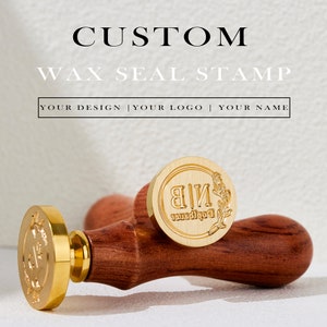 Custom Wax Seal Stamp Kit for Wedding Invitation , Custom Any Logo ...